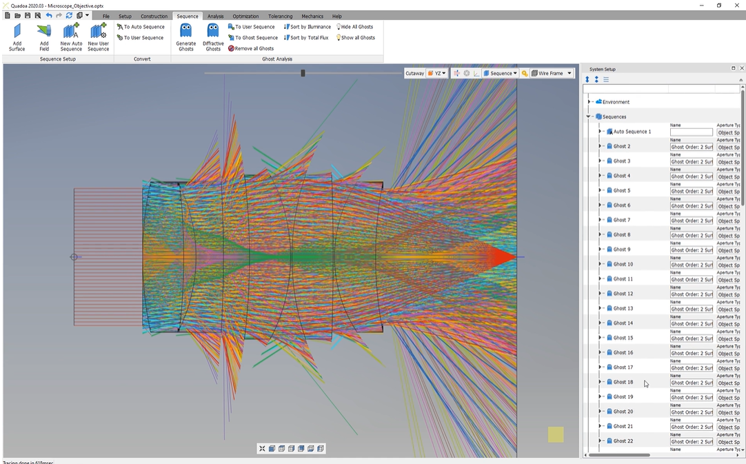 Stray Light/Ghost Paths - Dyoptr